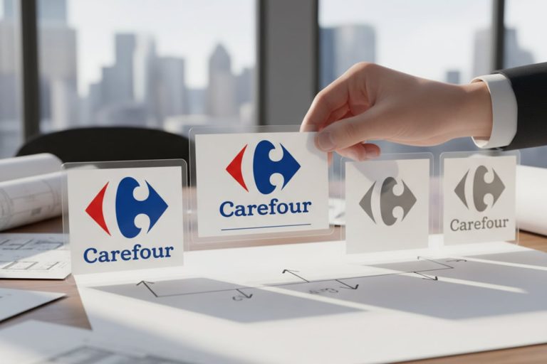 L'évolution du logo Carrefour - nava Design