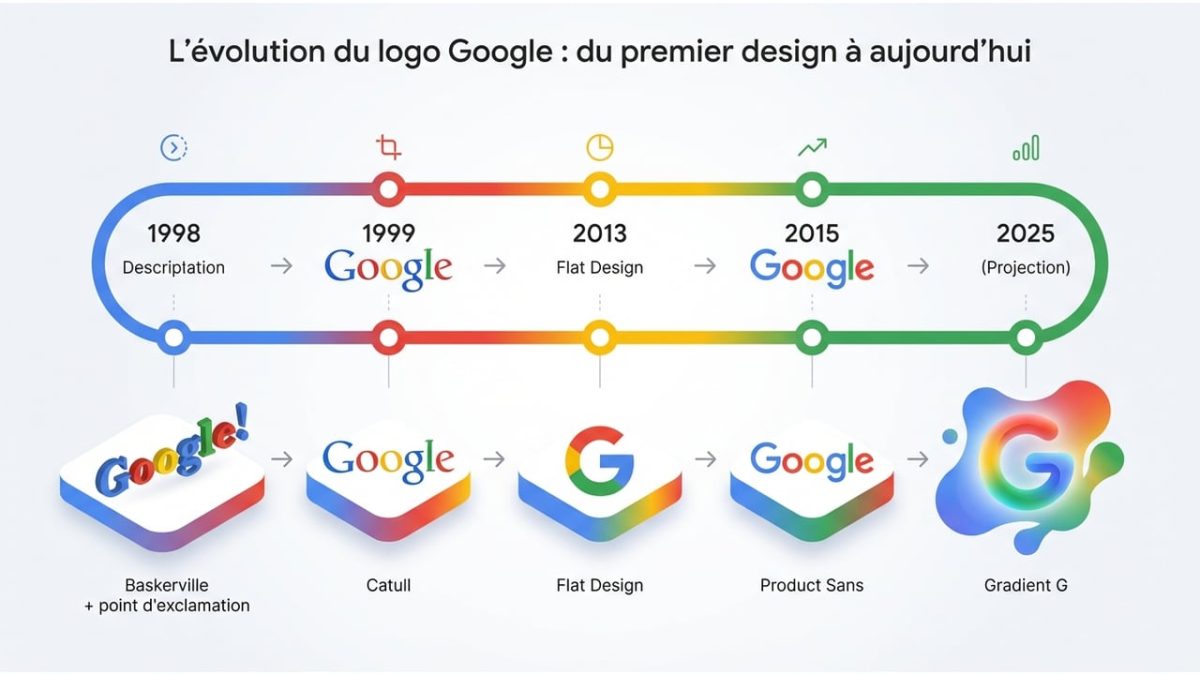 L'évolution du logo Google : du premier design à aujourd'hui - nava Design